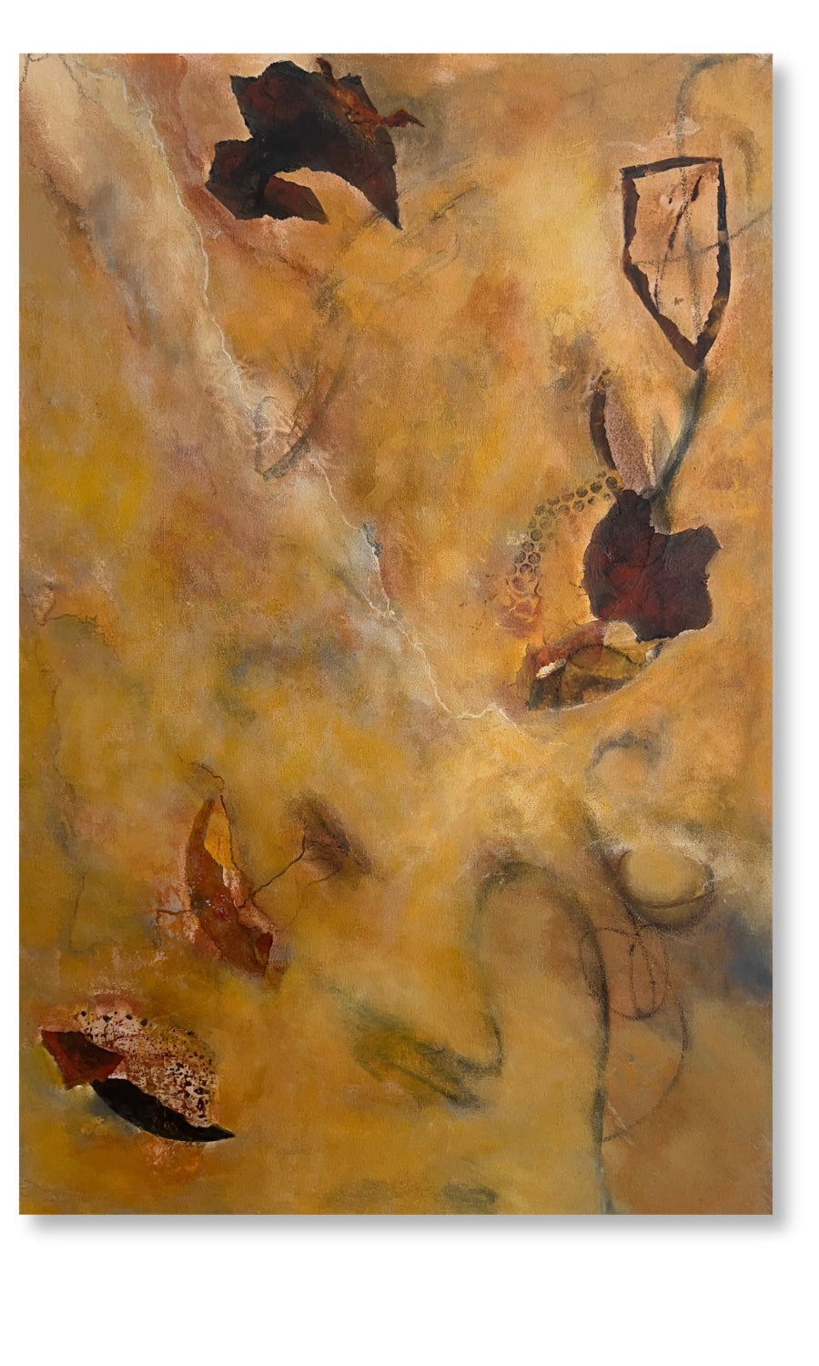 Abstract Mixed Media Paintings – SARA DOOLITTLE