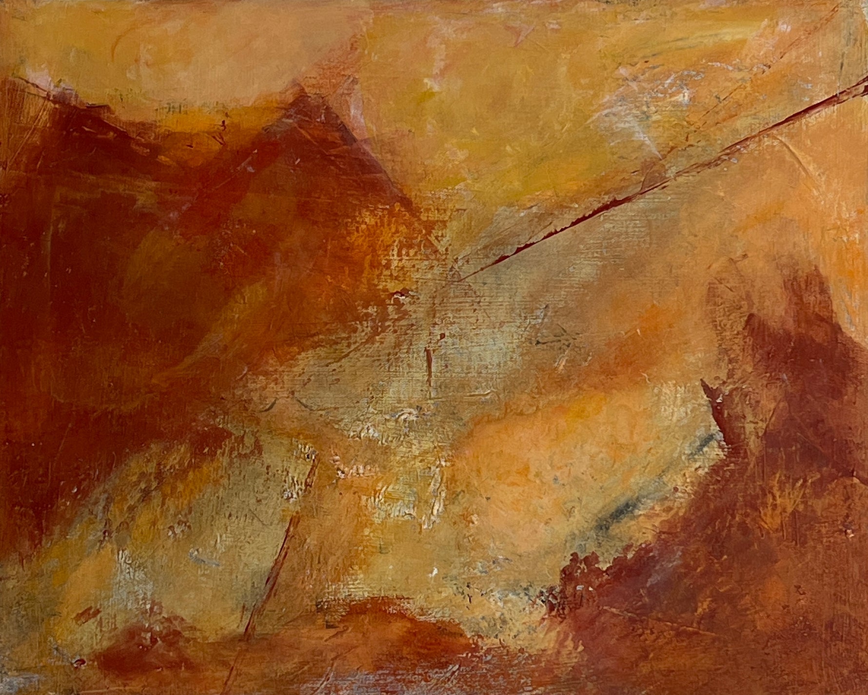 Abstract Mixed Media Paintings – SARA DOOLITTLE